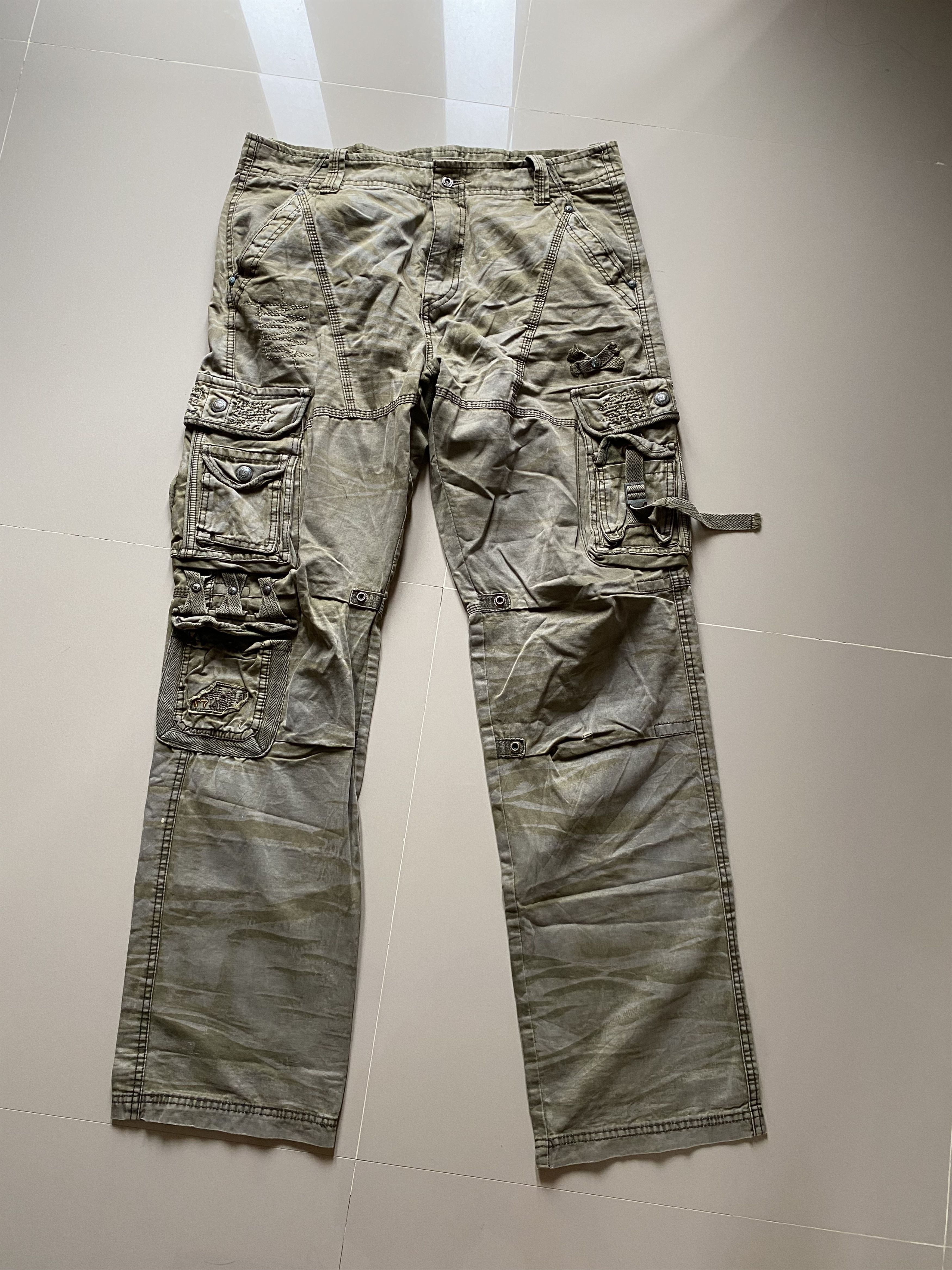 Beauty Beast × Hysteric Glamour × PPFM Rare Design Travis Scott Cargo Multi Pocket Tactical ...