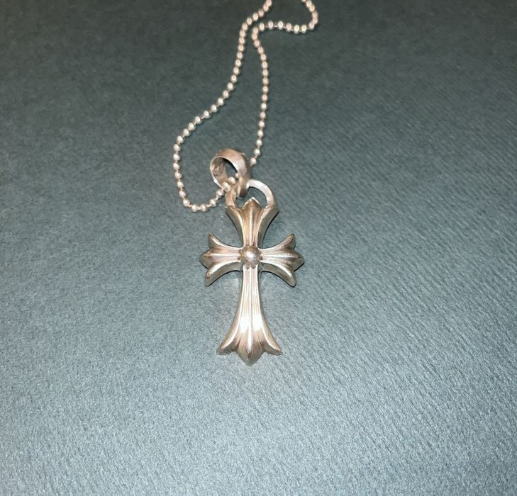 Chrome Hearts Chrome Hearts Cross Pendant and Ball Chain | Grailed