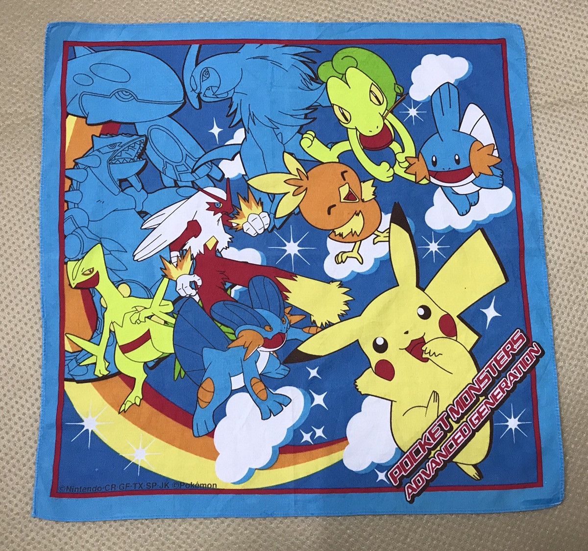 Japanese Brand pokemon bandana handkerchief pocket square | Grailed