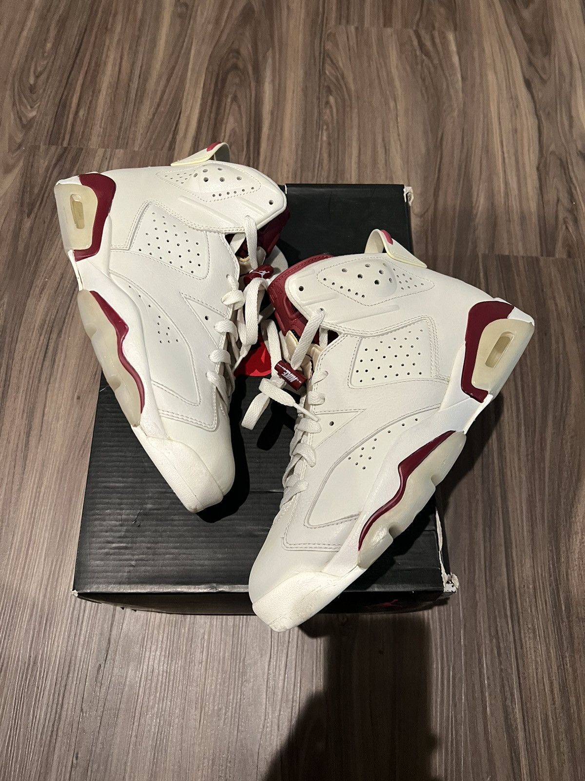 Nike Air Jordan 6 Maroon | Grailed