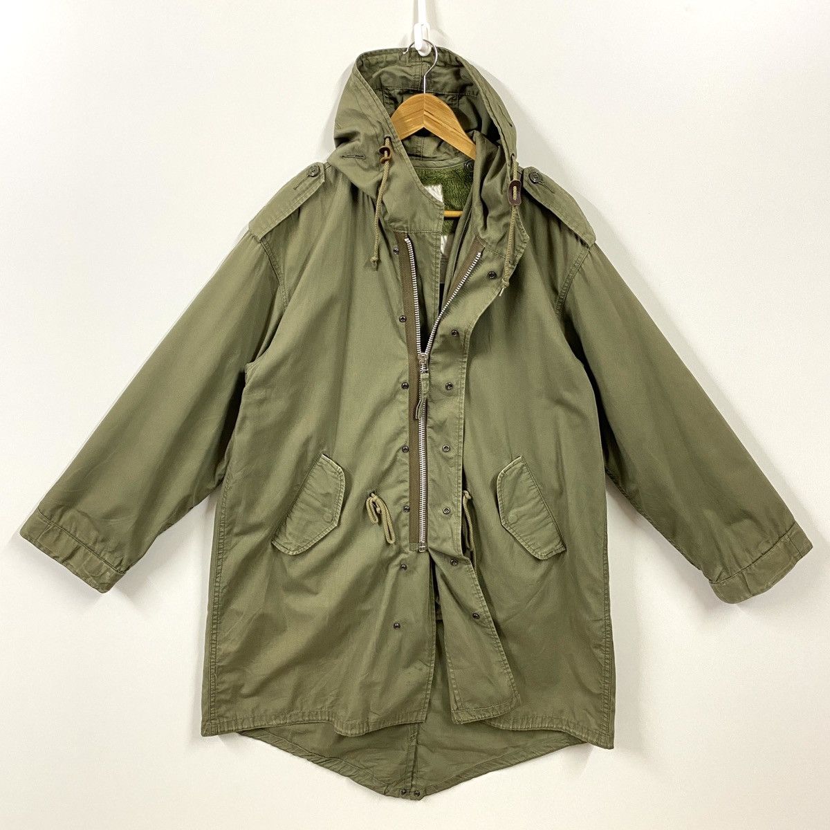 Military REPRO Vintage M-1951 Fishtail Parka US Army Military Jacket ...