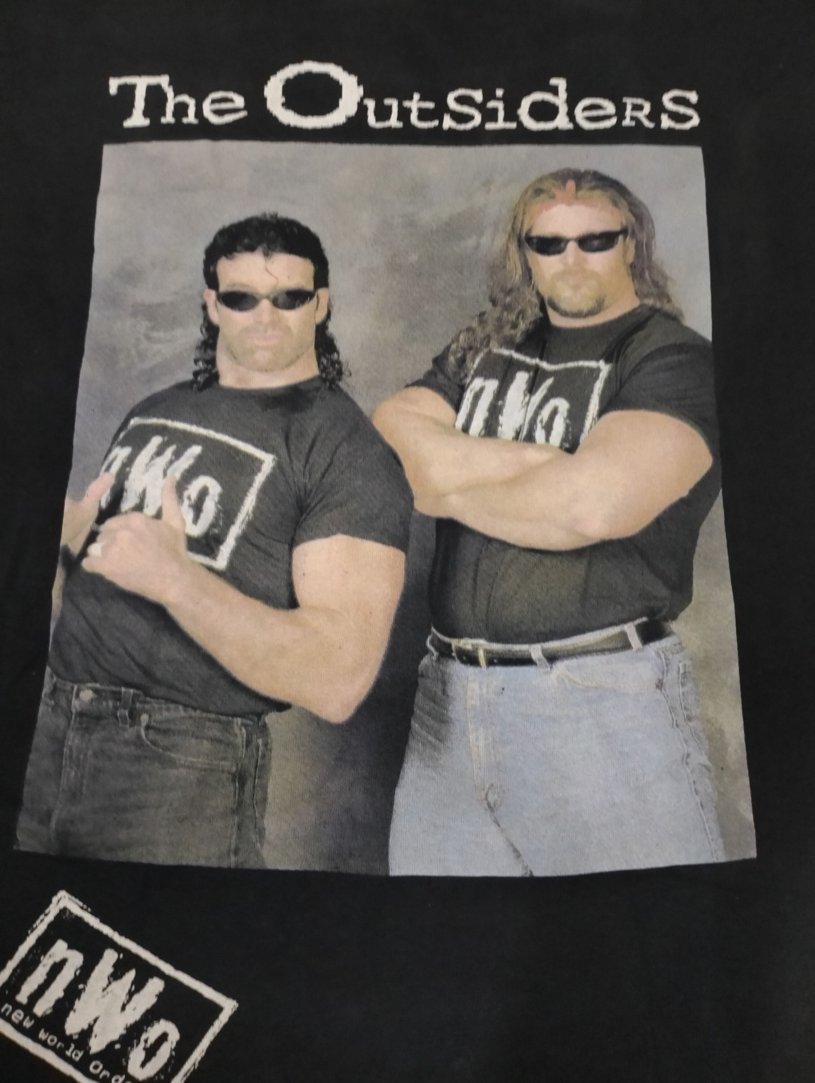 Vintage × WCW/nWo × WWE Vintage NWO The Outsiders T-shirt 90's | Grailed