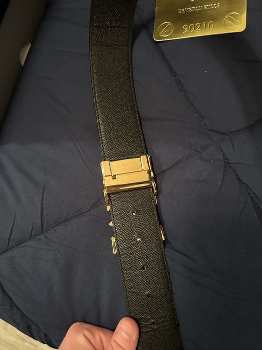 MCM MCM White Reversible Belt Gold Buckle | Grailed