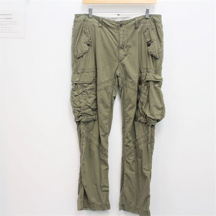 Polo Ralph Lauren Vintage Polo Ralph Lauren Cargo Pants Multi Pocket Dark Gree | Grailed