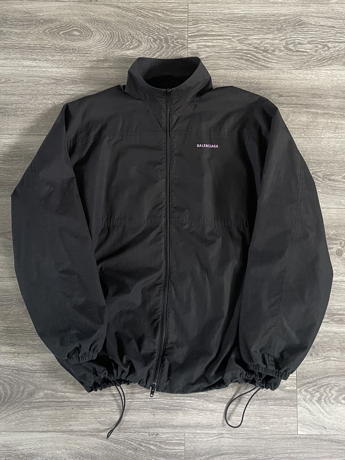 Balenciaga Balenciaga Pink Logo Jacket | Grailed