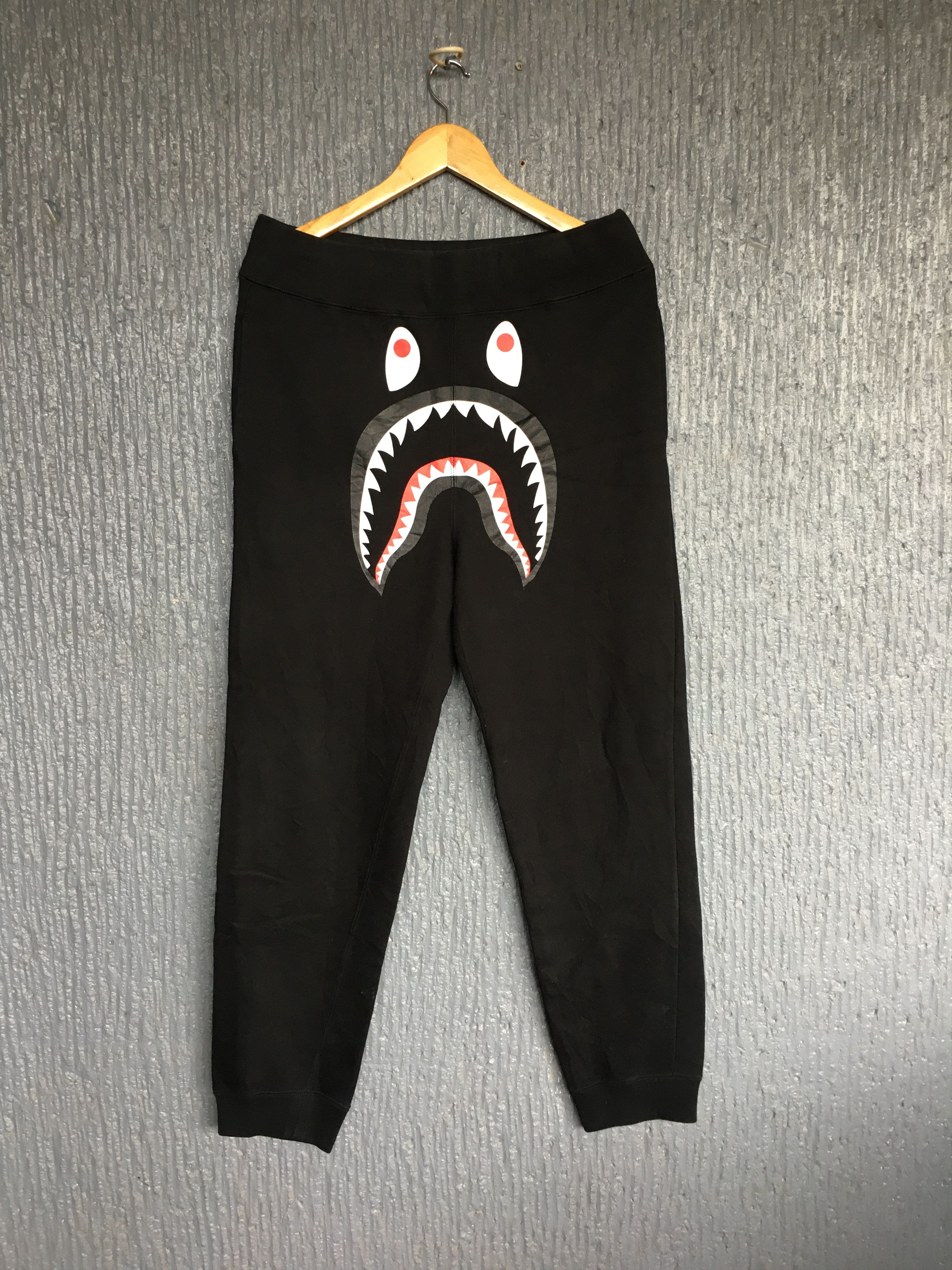 Bape Bape Shark Sweat Pants Camo Back Pocket | Grailed