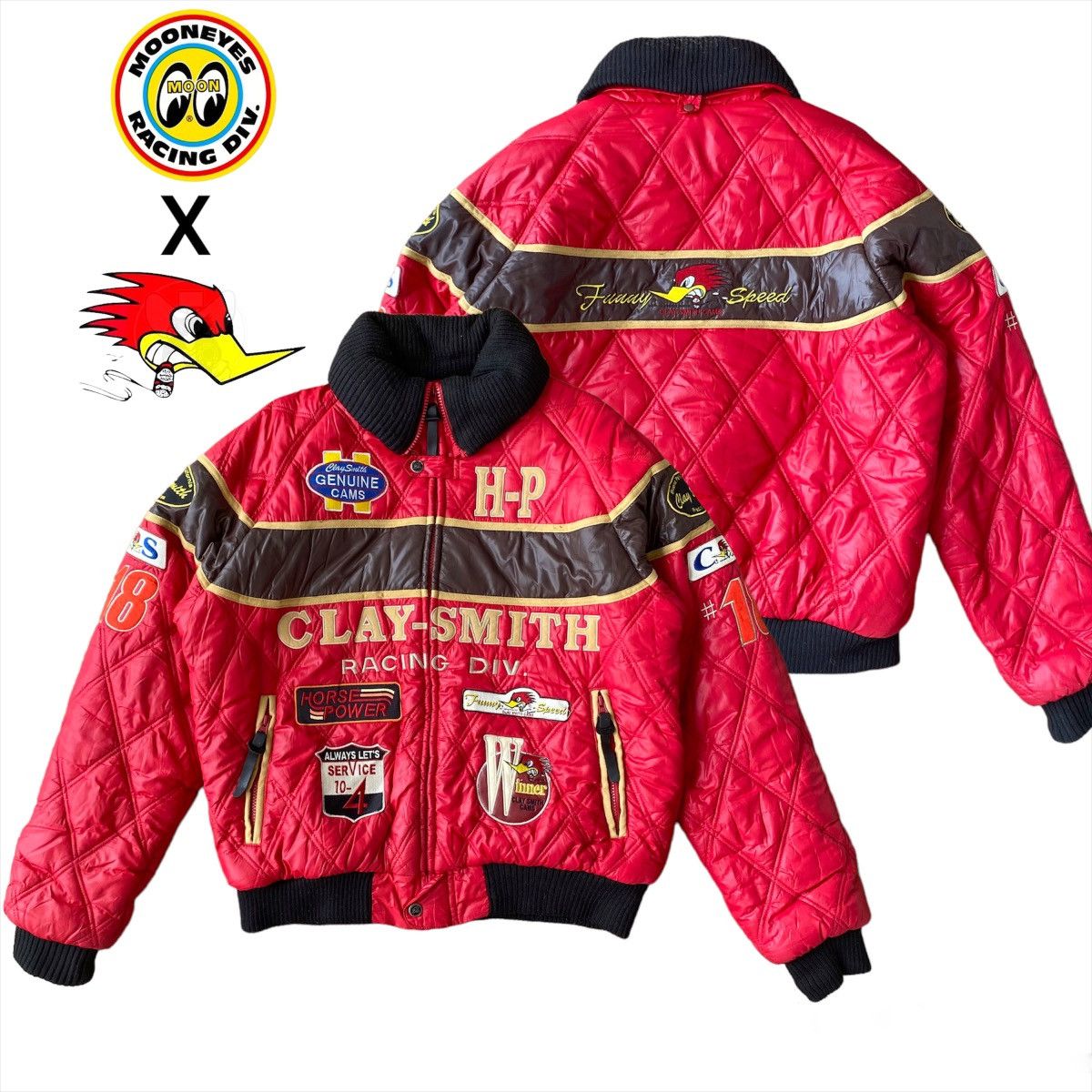 Sports Specialties Mooneyes Clay Smith Racing Quilted Jacket(G-34 ...