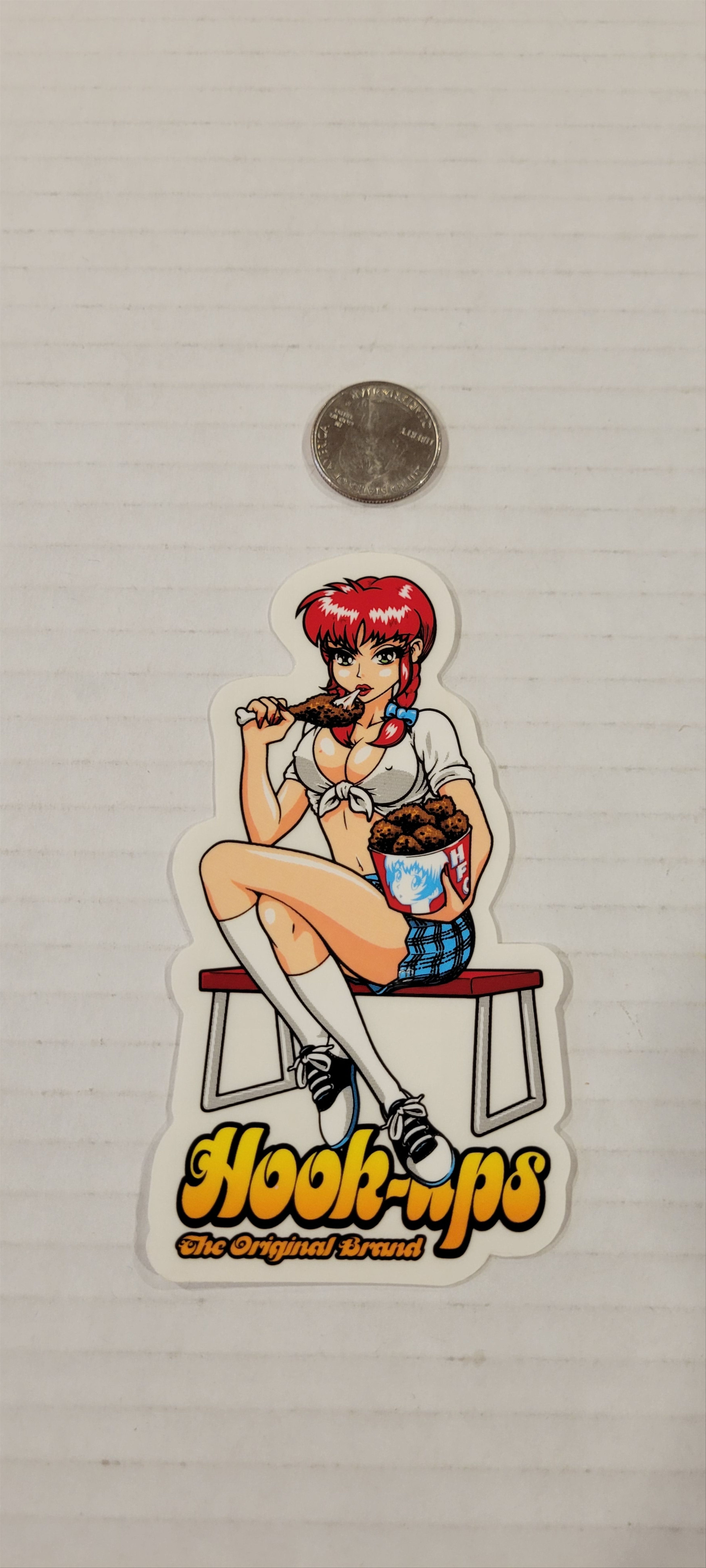 Hook-Ups JEREMY KLEIN KFC CHICKEN HFC HOOK STICKER SUPREME FUCT ANIME ...