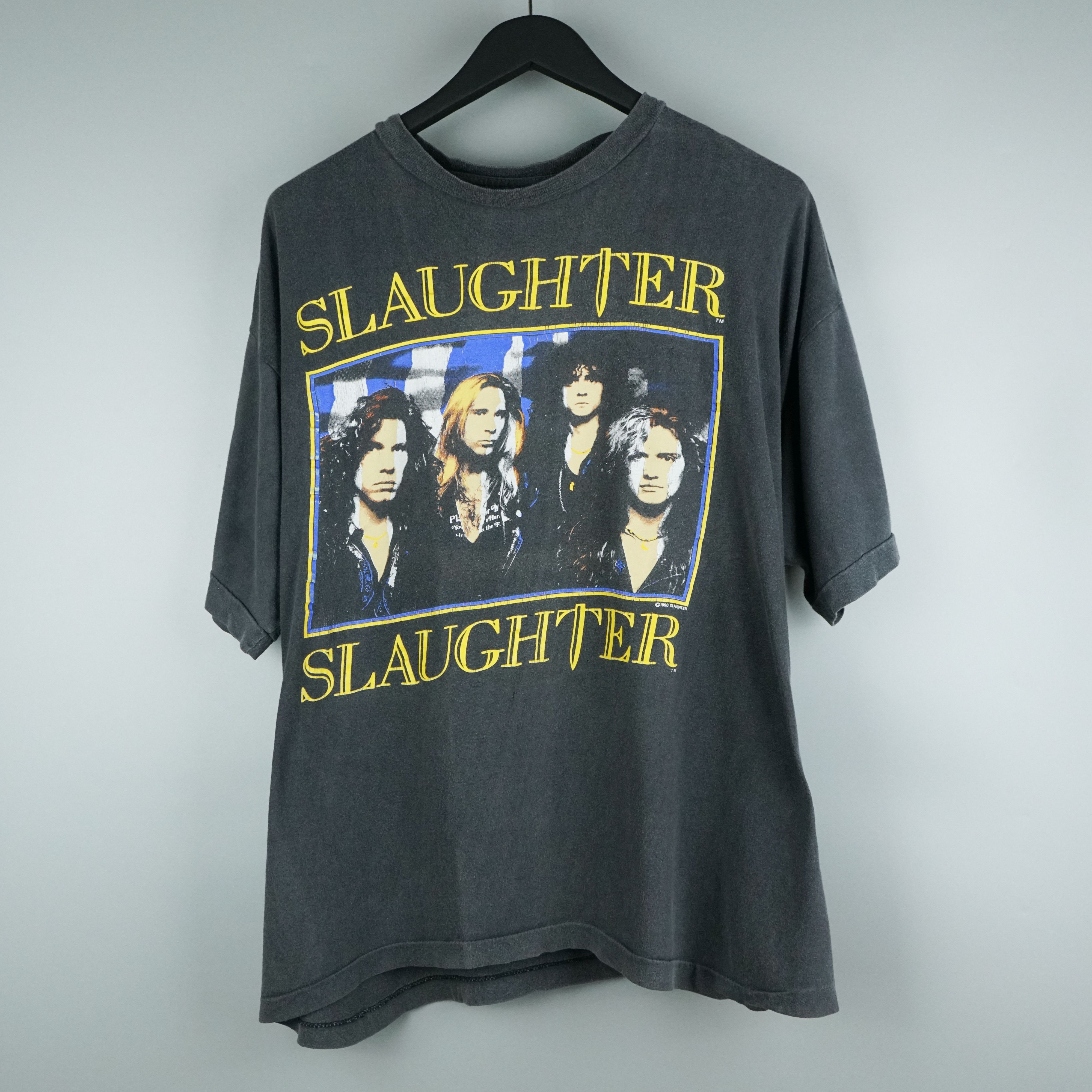 Band Tees × Vintage 1990 Slaughter t shirt | Grailed
