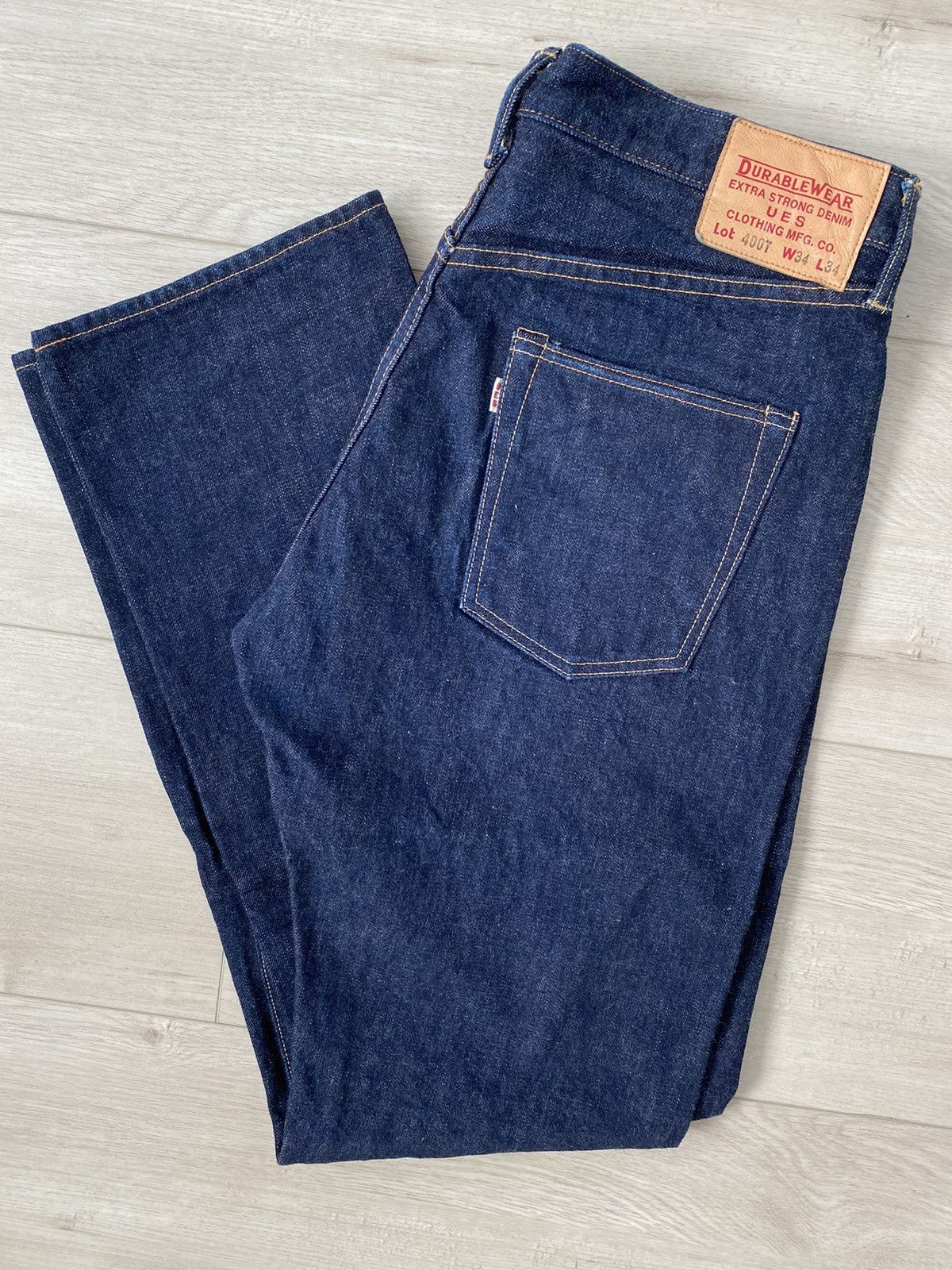Ues Clothing Mfg. Co. × Ues Japan UES 400t Japanese Selvedge Denim ...