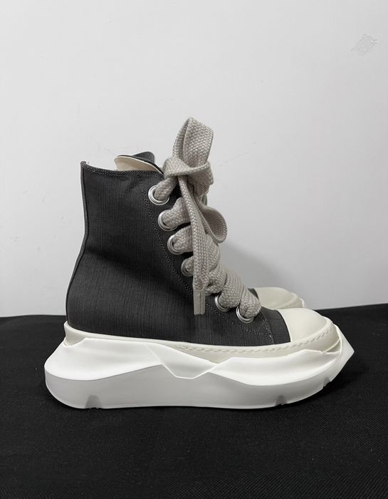 Rick Owens Rick Owens Drkshdw jumbo laces ramones abstract sneakers ...