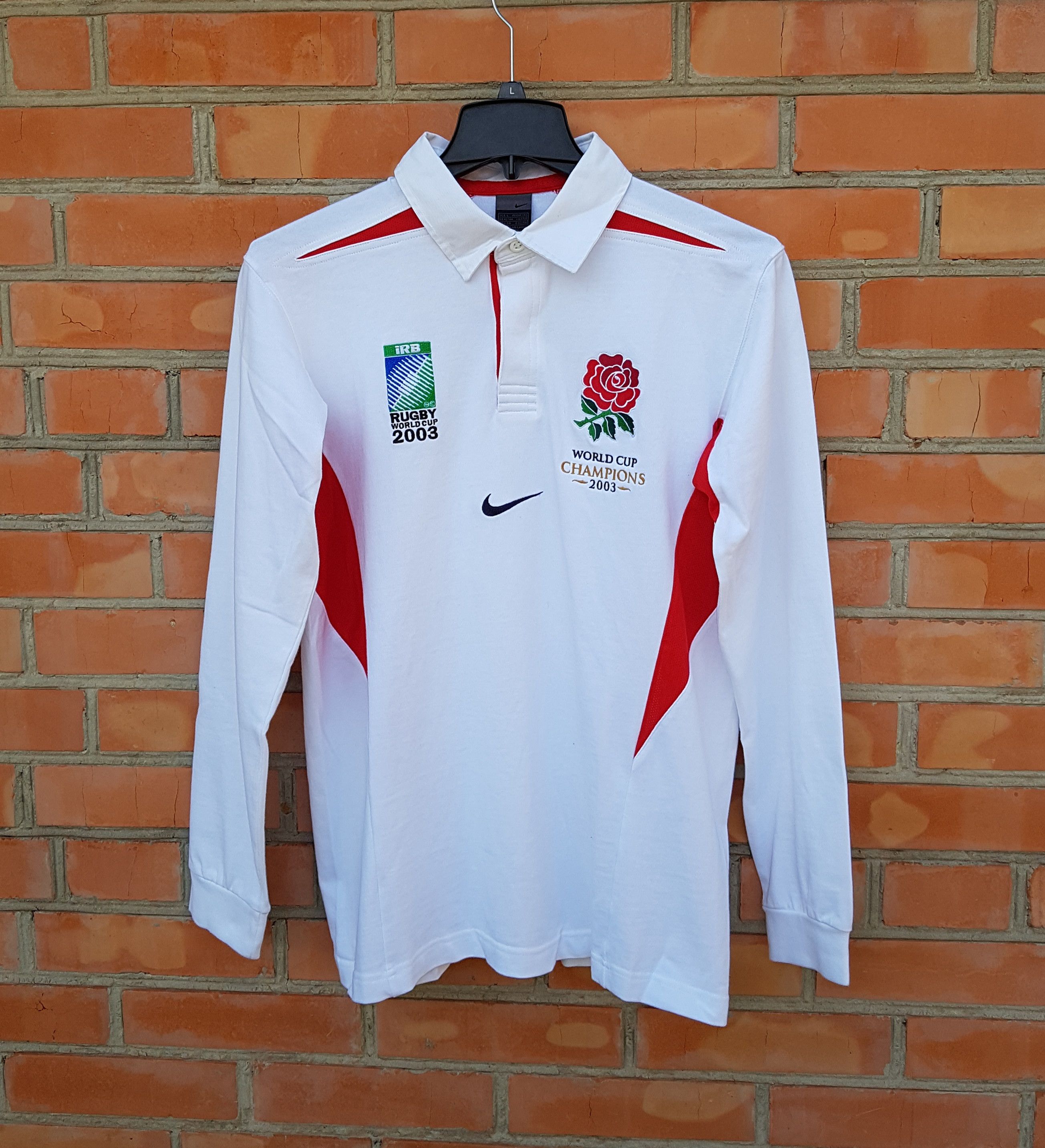 Jersey × Nike × Vintage Nike England Rugby Jersey Polo 2003 Champions ...
