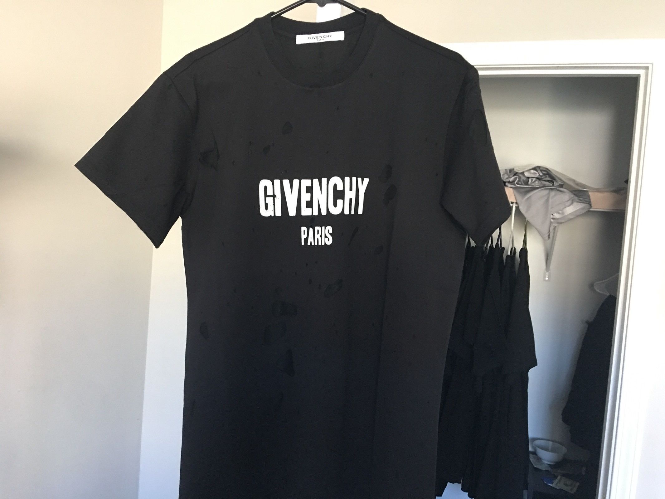 Givenchy Givenchy Distressed Tee | Grailed
