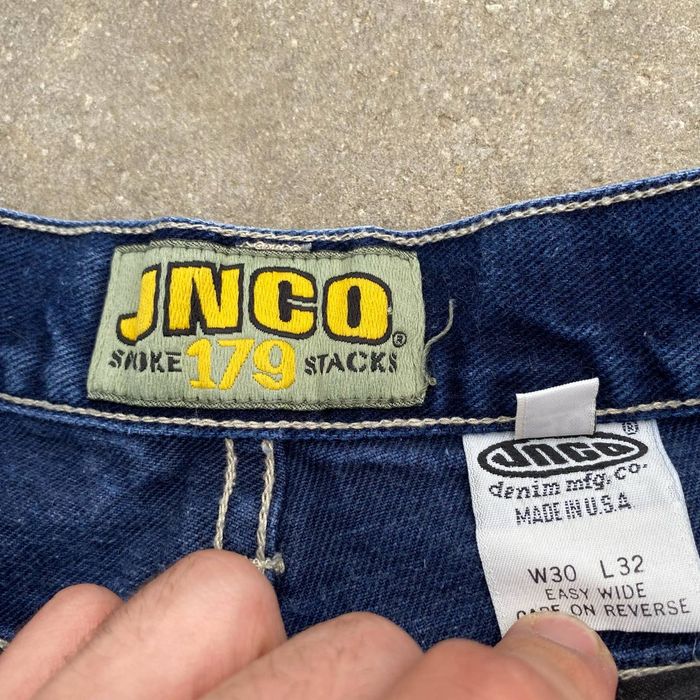 Jnco jnco jeans 90s blue smoke stack 179 jeans | Grailed