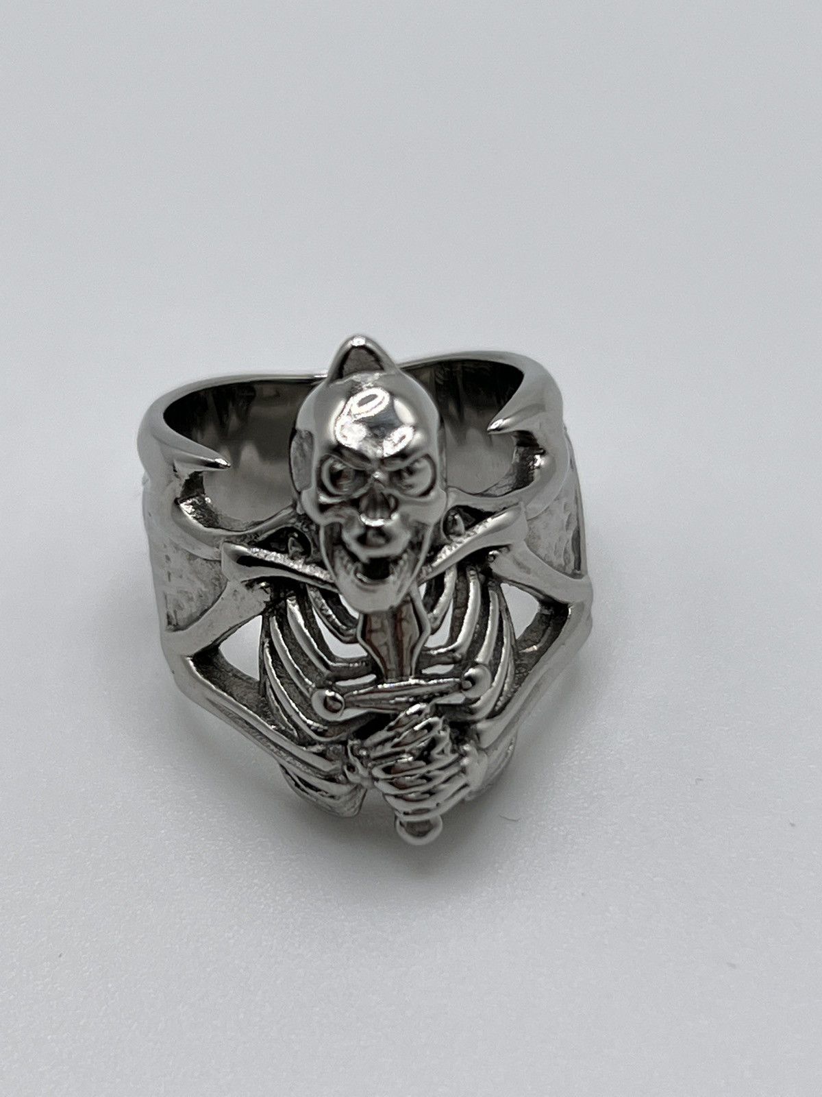 Streetwear Hard Jewelry “Ring of Suffering” Size 8 Stainless Steel ...
