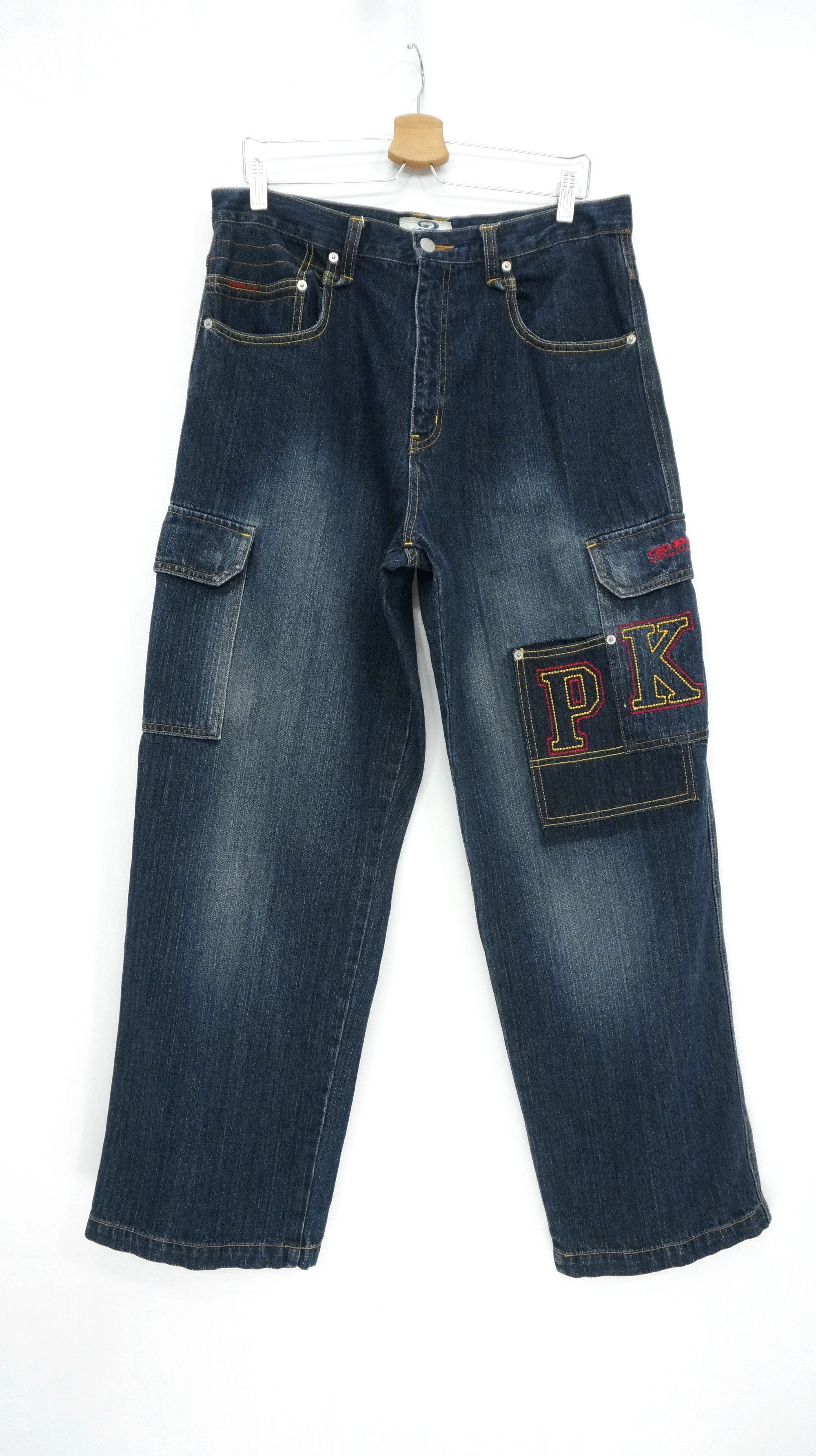 Japanese Brand Dope PIKO Vintage Multipocket Cargo Baggy Jeans | Grailed