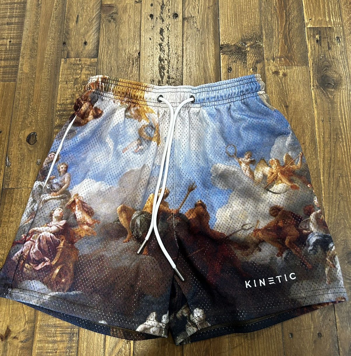 Streetwear Kinetic Kings Mural Shorts | Grailed