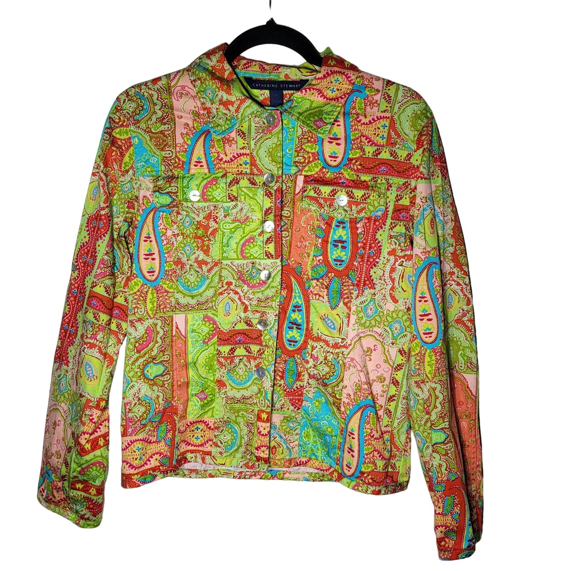 Other Catherine Stewart Patchwork Paisley Button Down Jacket | Grailed