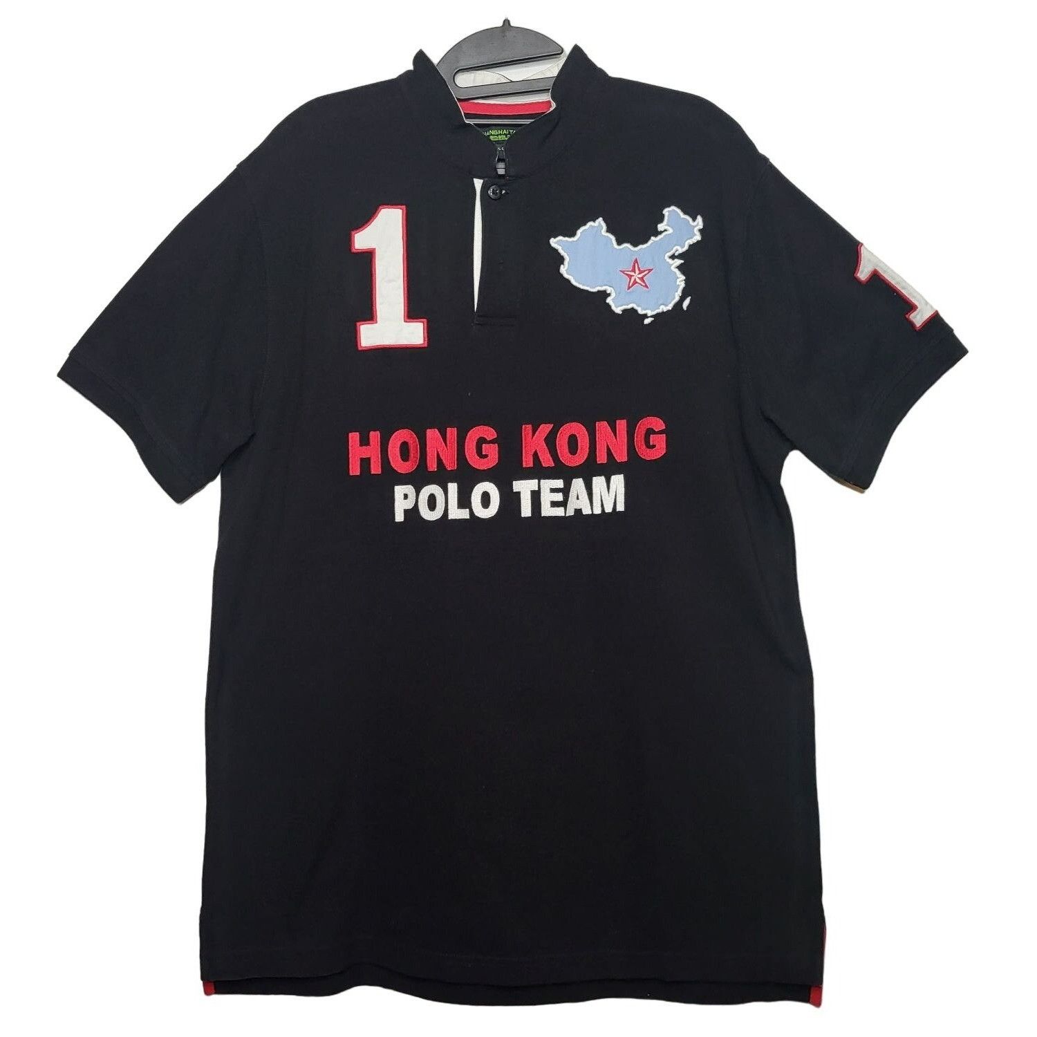 Shanghai Tang SHANGHAI TANG Classic Hong Kong Polo Team Polo Shirt ...