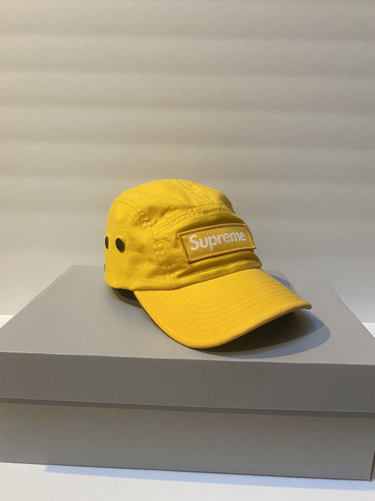 Supreme SUPREME YELLOW CAMP HAT | Grailed