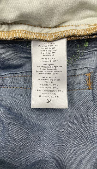 Vlone Endless Denim Green Distressed Light Wash Jeans | Grailed