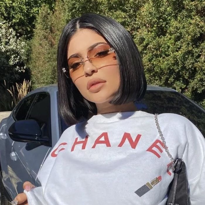 Chanel Chanel CC Rhinestone Logo Rimless Sunglasses | Grailed