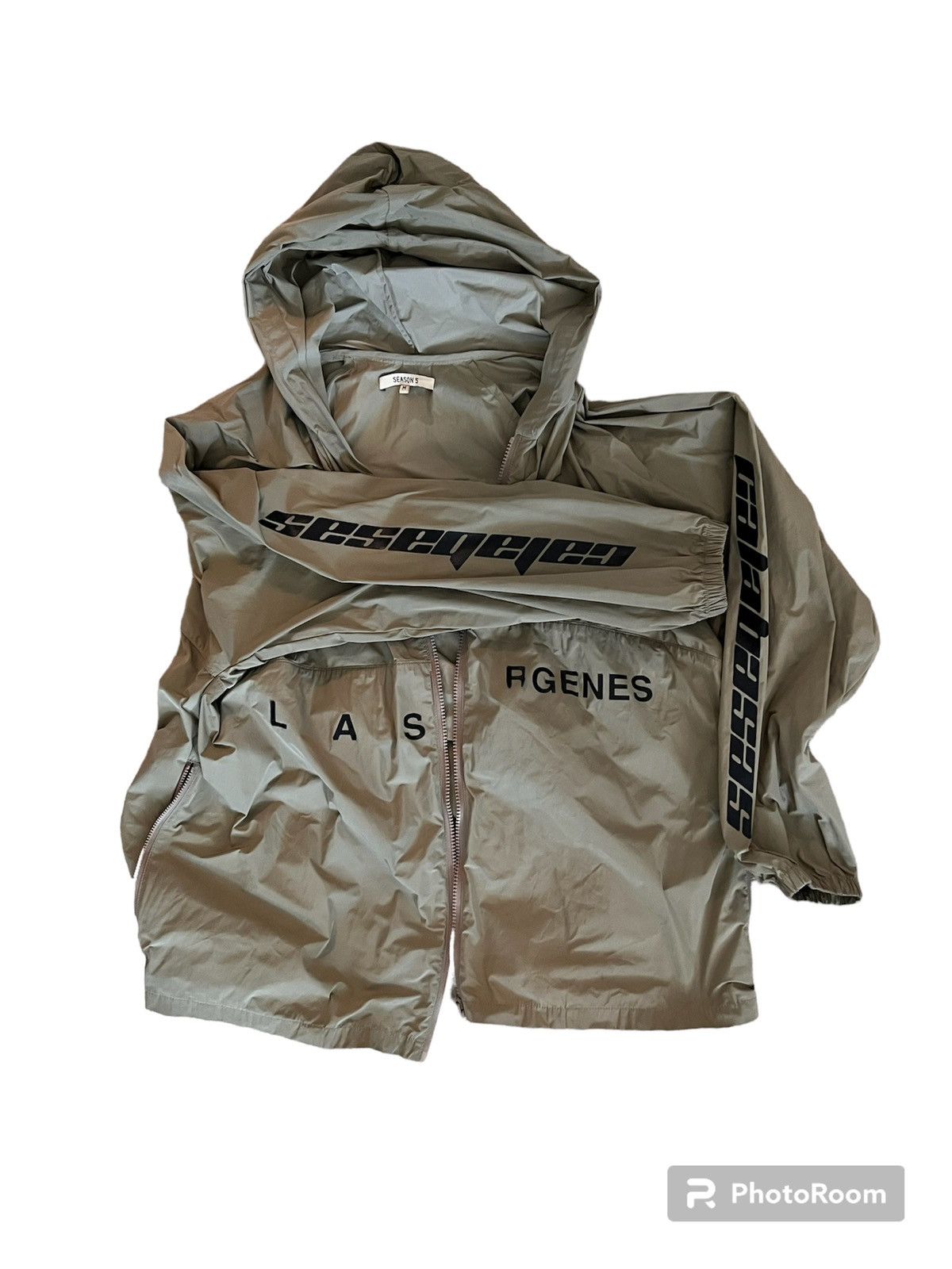 Yeezy Season YZY SZN 5 Windbreaker/raincoat military green | Grailed