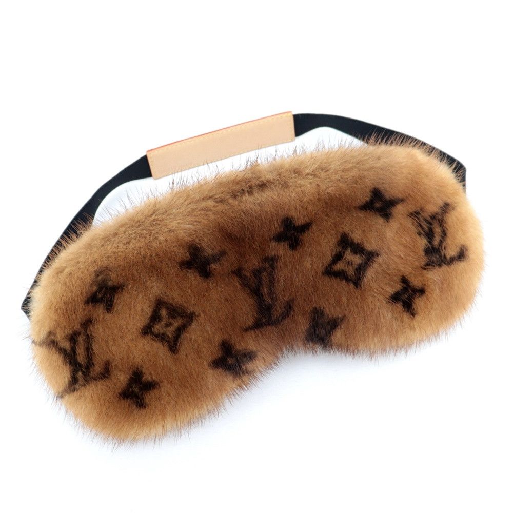 Louis Vuitton Louis Vuitton Brown Mink Sleep Mask | Grailed