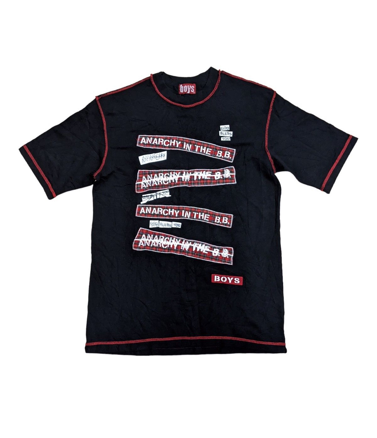 Japanese Brand × Seditionaries Anarchy in the Batsu Boy Punk Tshirt ...
