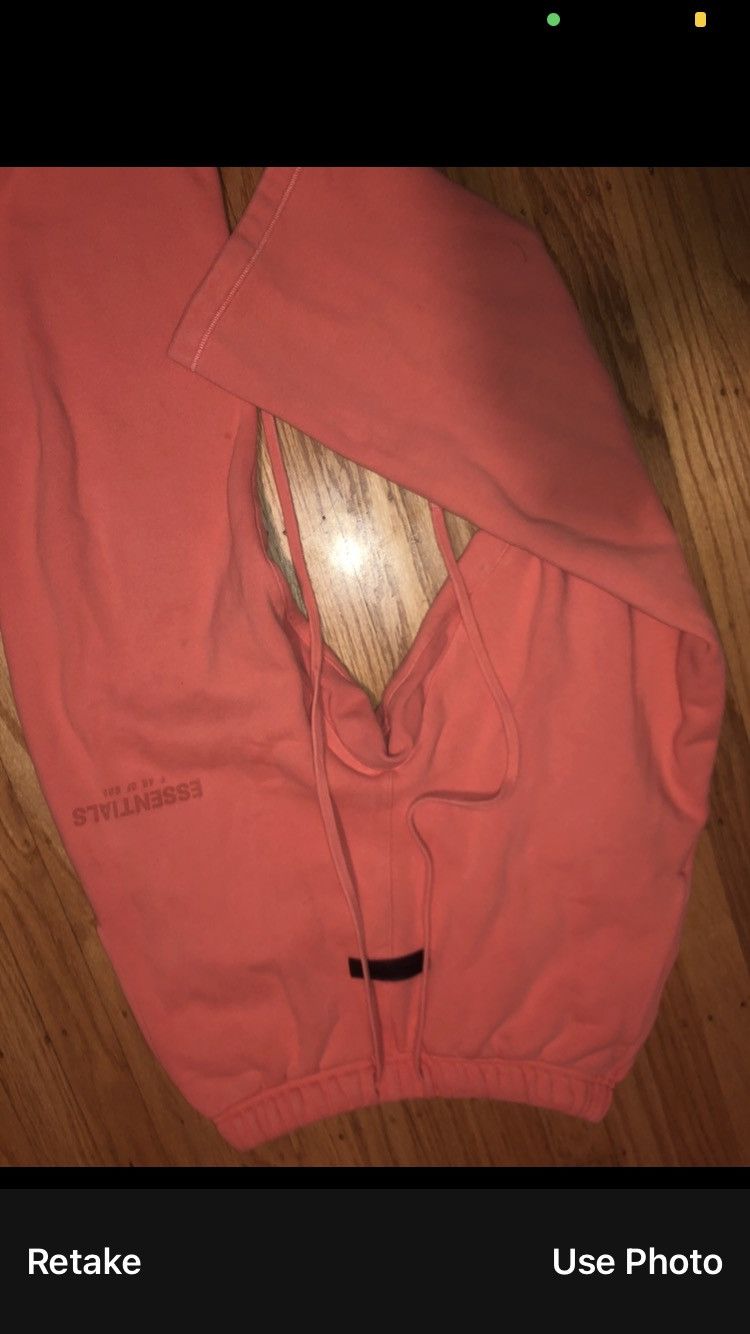 Essentials Essentials Peach Open Leg Sweatpants Grailed