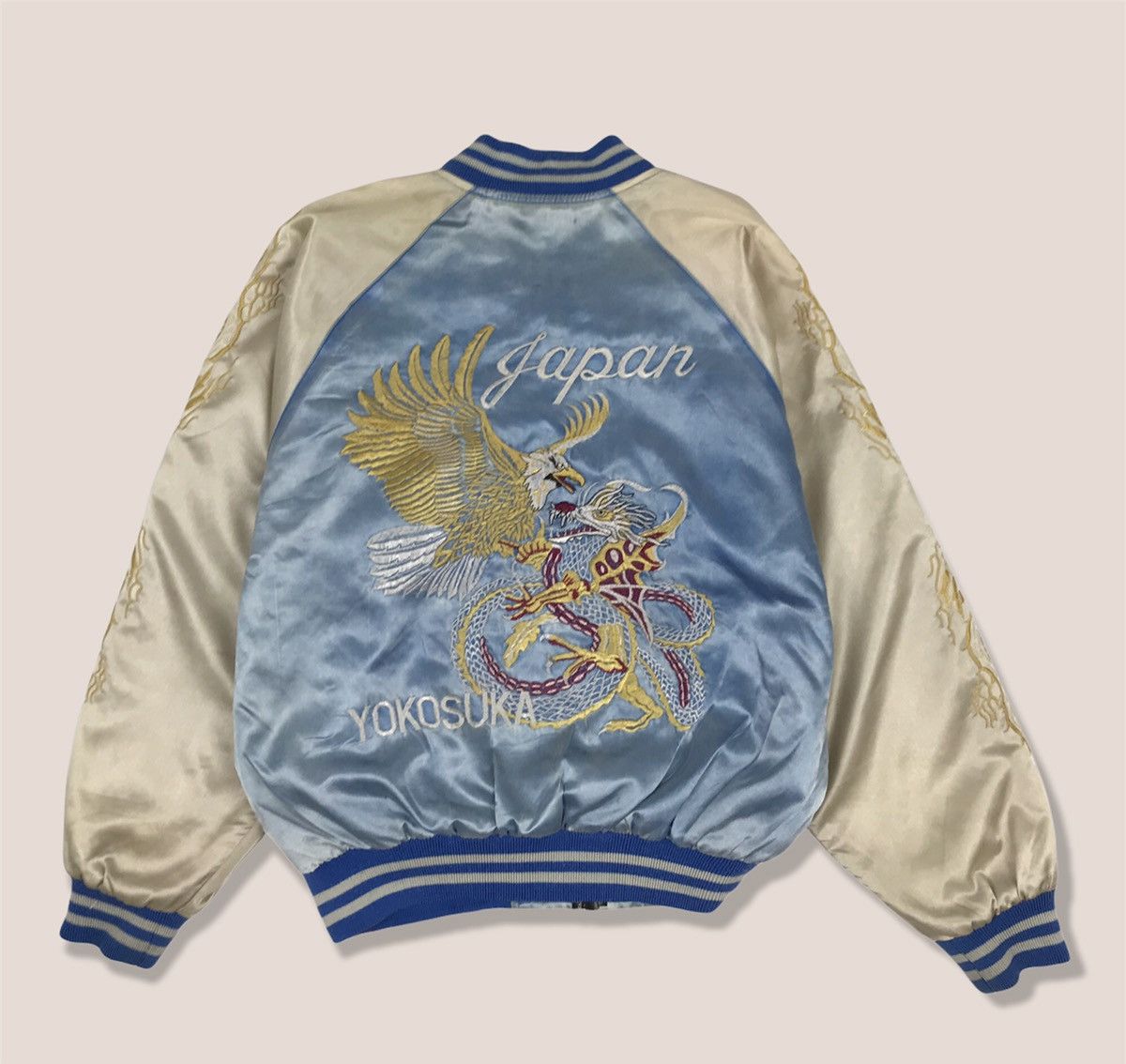 Japanese Brand × Sukajan Souvenir Jacket × Vintage Vintage Japanese ...