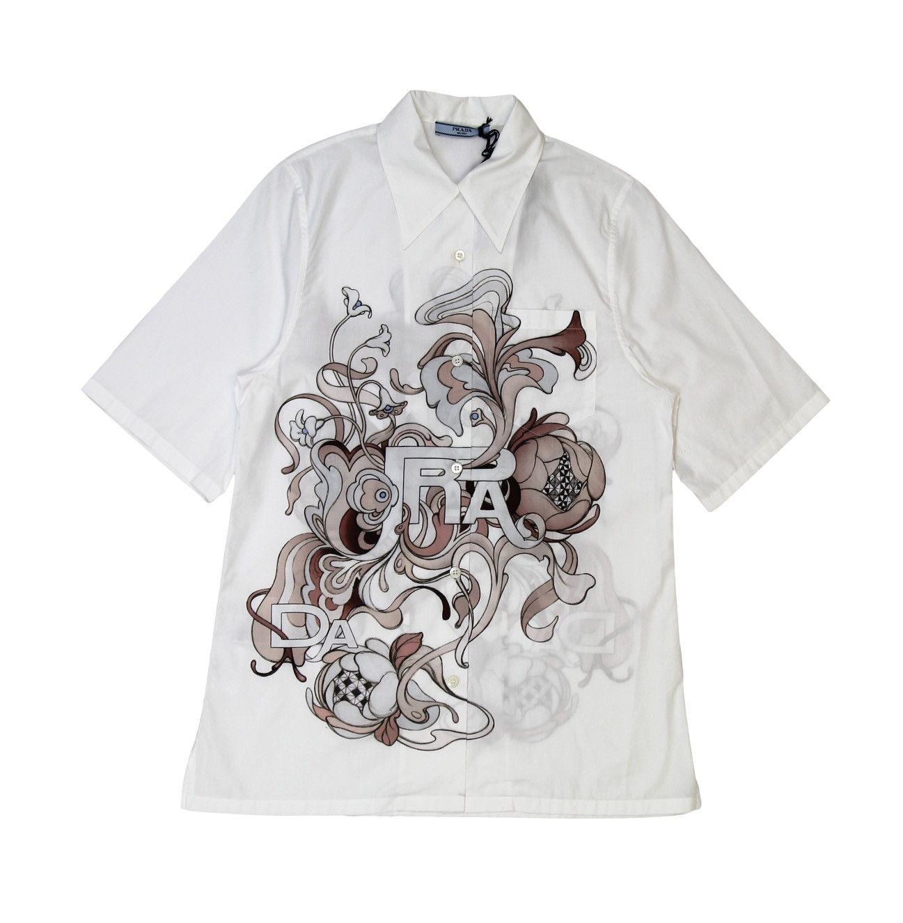 Prada Prada Floral Print Shirt Button Up | Grailed