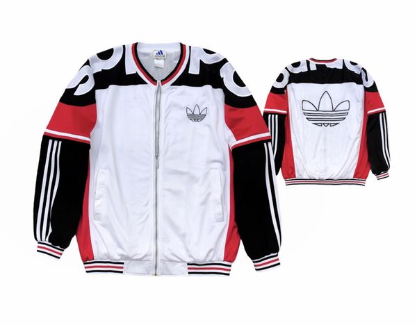 Adidas 🔥Vintage 90s Adidas Spellout Run DMC Sweater | Grailed