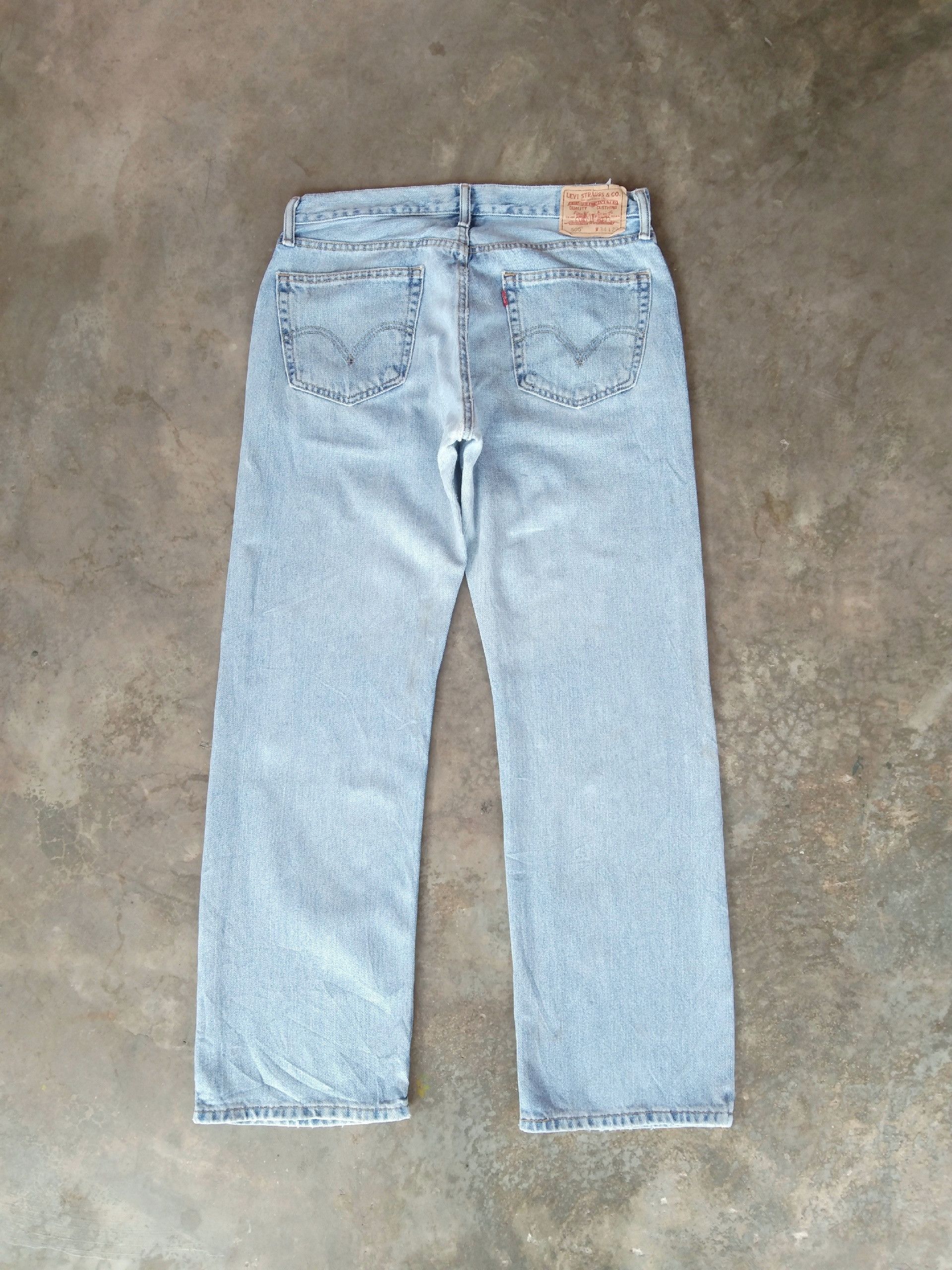 Jean × Levi's × Vintage Vintage Levi's Jeans 505 Light Wash Straight Fit 34x30 | Grailed