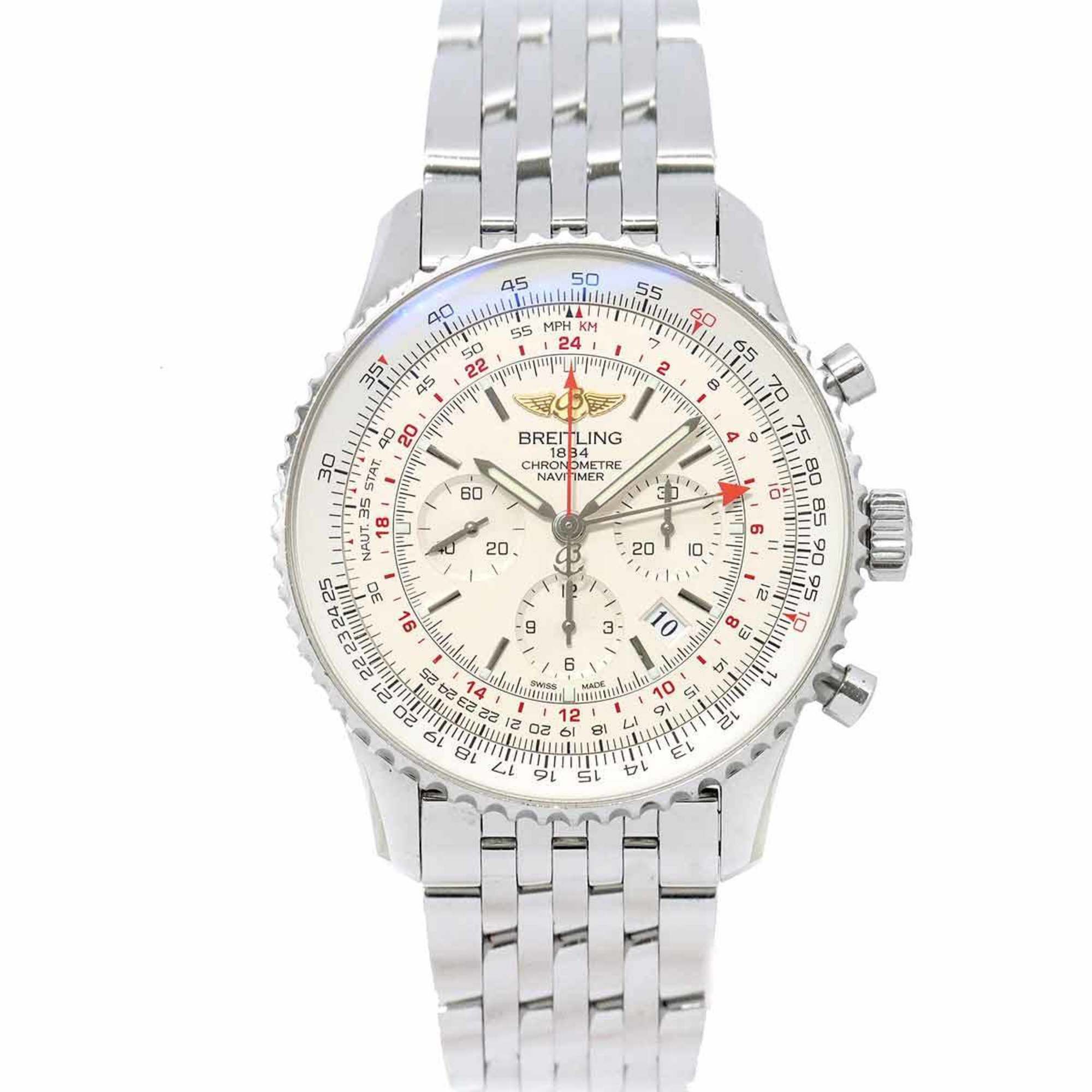 Breitling Breitling Navitimer GMT AB0441 Chronograph Men's Watch Date ...