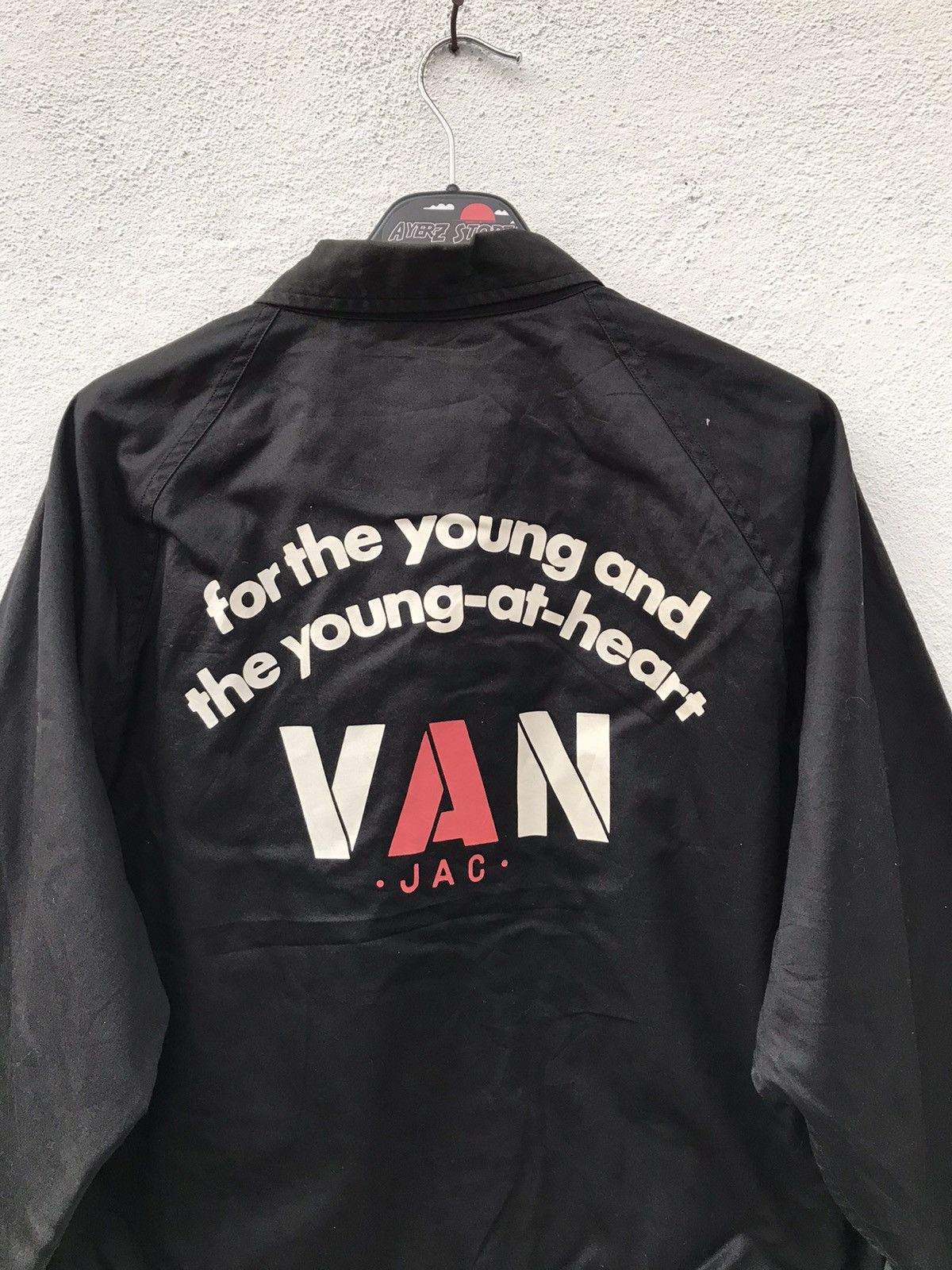Designer × Japanese Brand × Van Made in Japan Vintage Van Jac Big Iconic Logo Jacket | Grailed