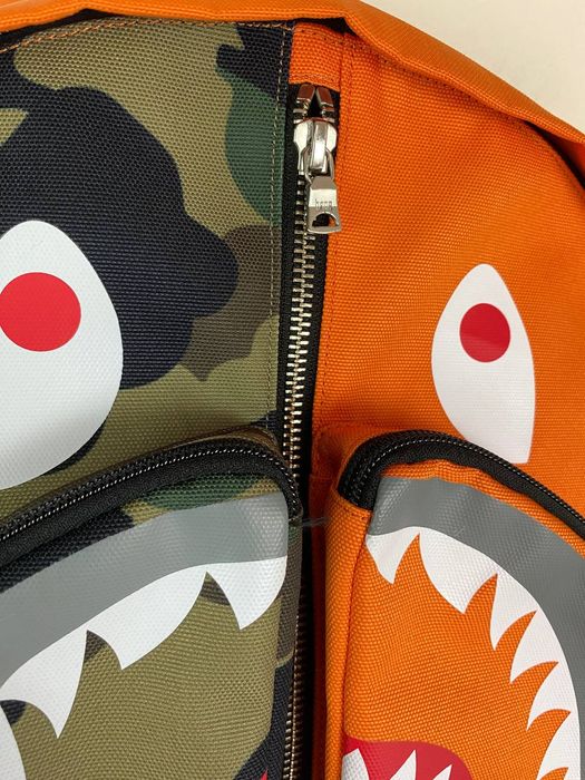 Bape Bape 1st Camo Shark Day Backpack | Grailed