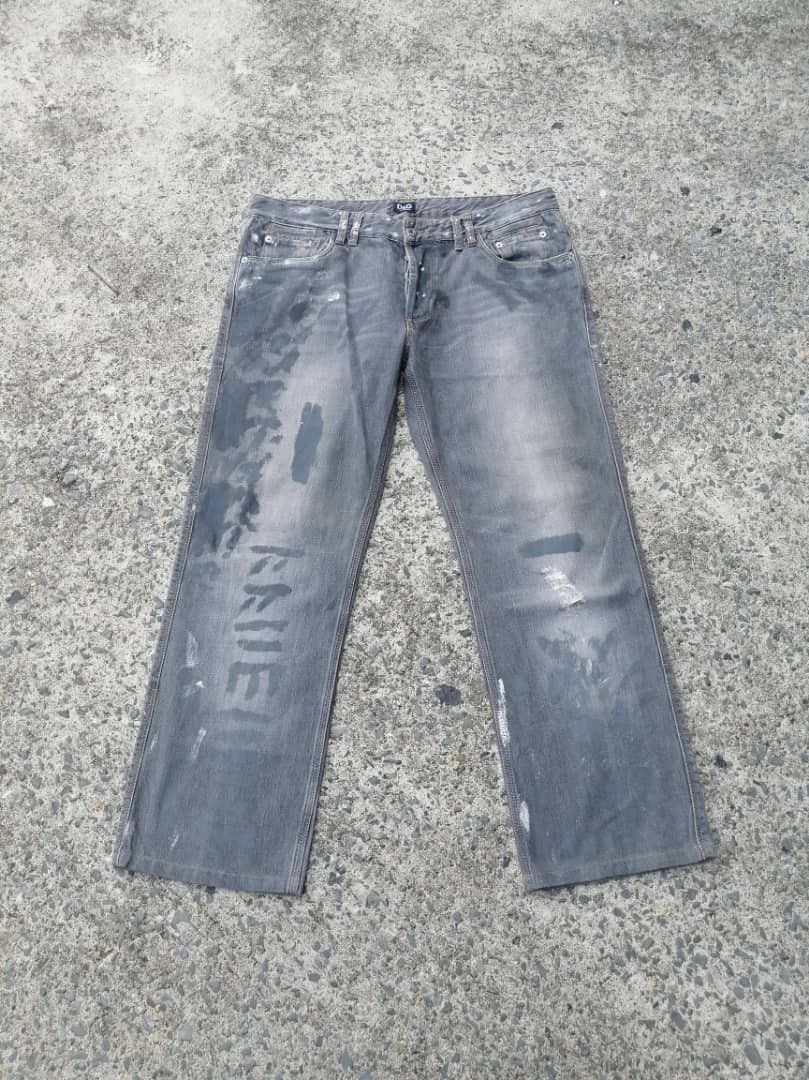 Dolce & Gabbana Dolce And Gabbana Painted Splash Jeans | Grailed