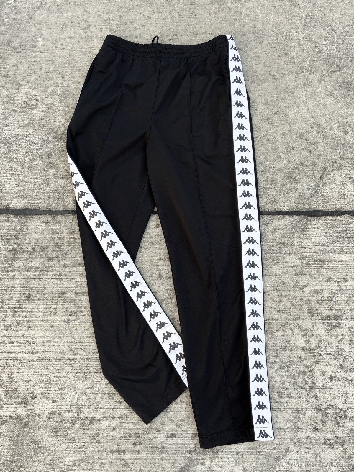 Vintage Kappa vintage track pants with side tape size L | Grailed
