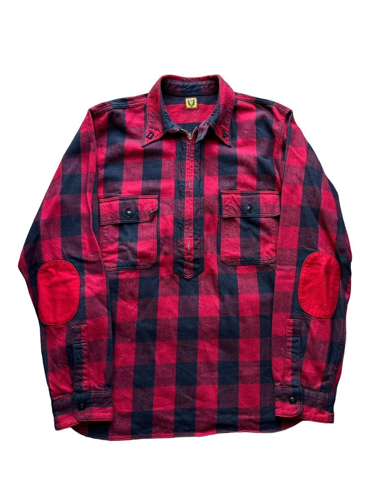 Human Made OG Tartan Half Zip Flannel | Grailed