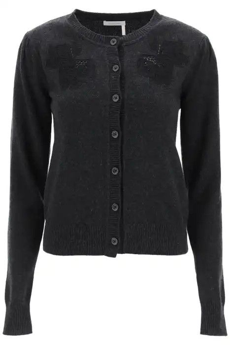 See by Chloe o1s22i1n0523 Cardigans in Grey | Grailed