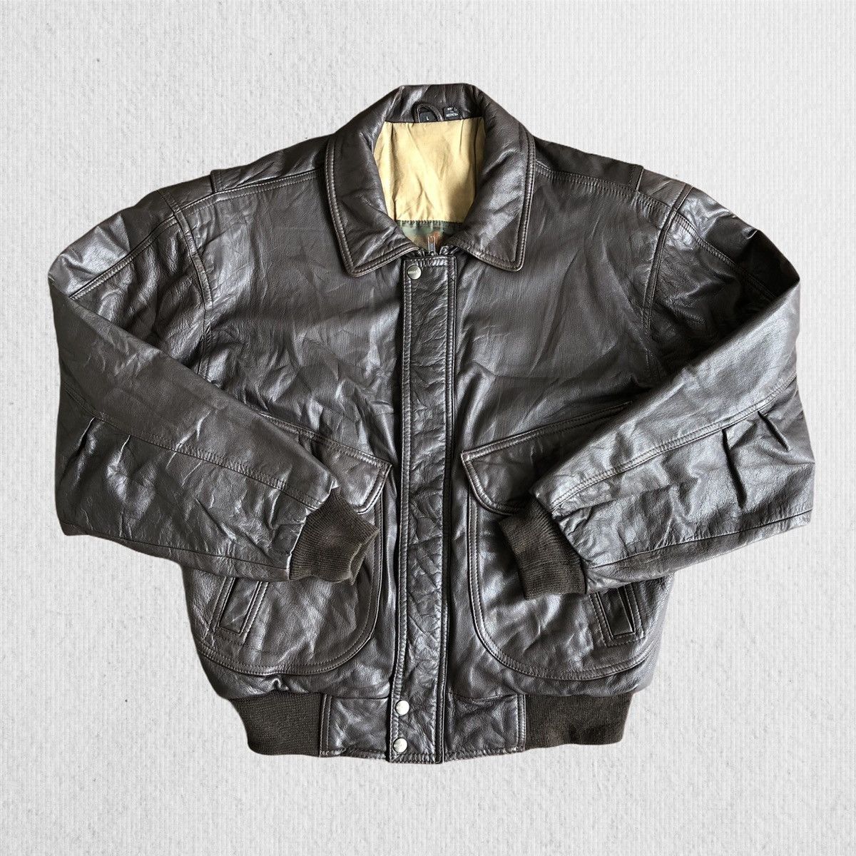 Vintage Vintage Mirage Leather Jacket Type A-2 | Grailed