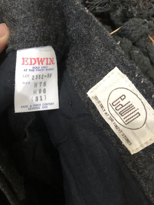 Edwin Vintage Edwin Wool Pant | Grailed