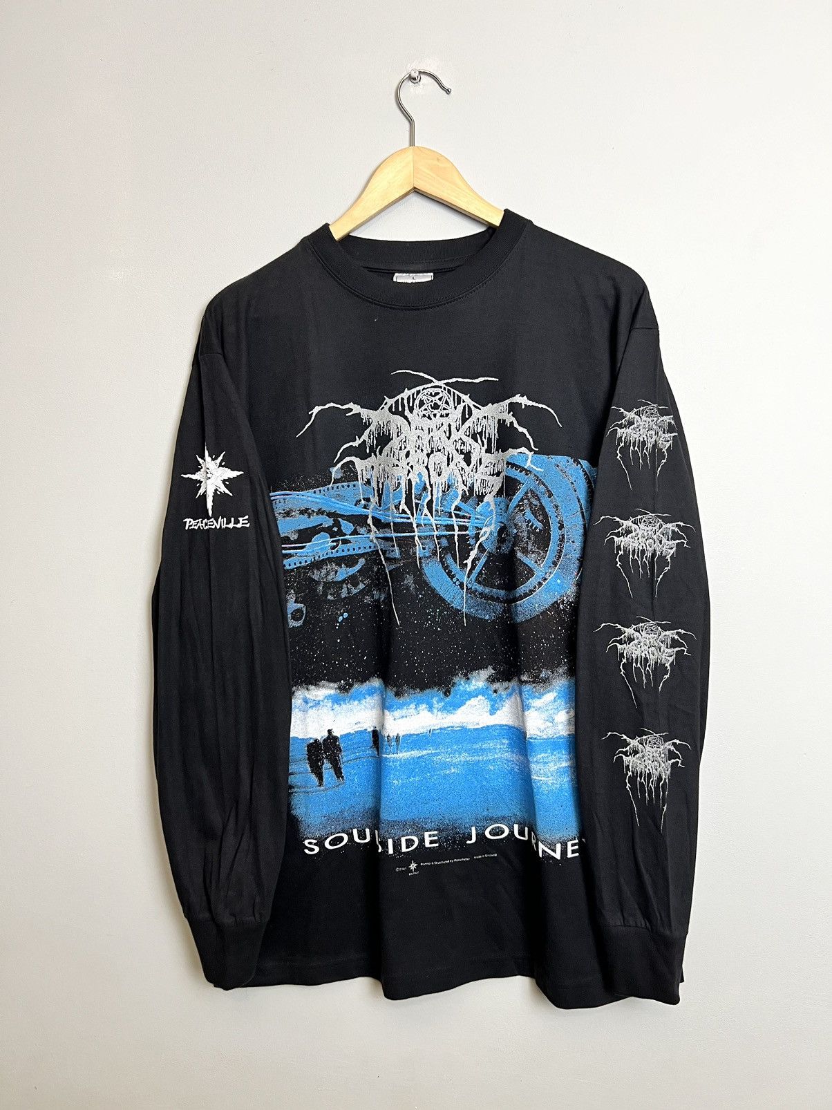 Vintage Rare 2000 Darkthrone Soulside Journey Black Metal Band Tee ...