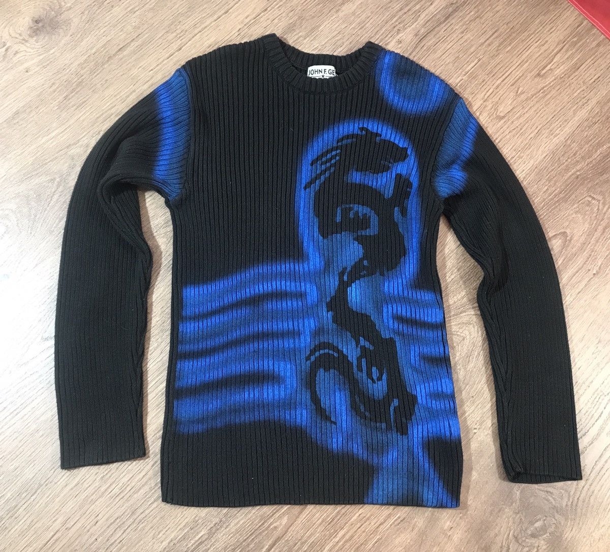 Japanese Brand × Streetwear × Vintage 90s John F. Gee Drago Print | Grailed