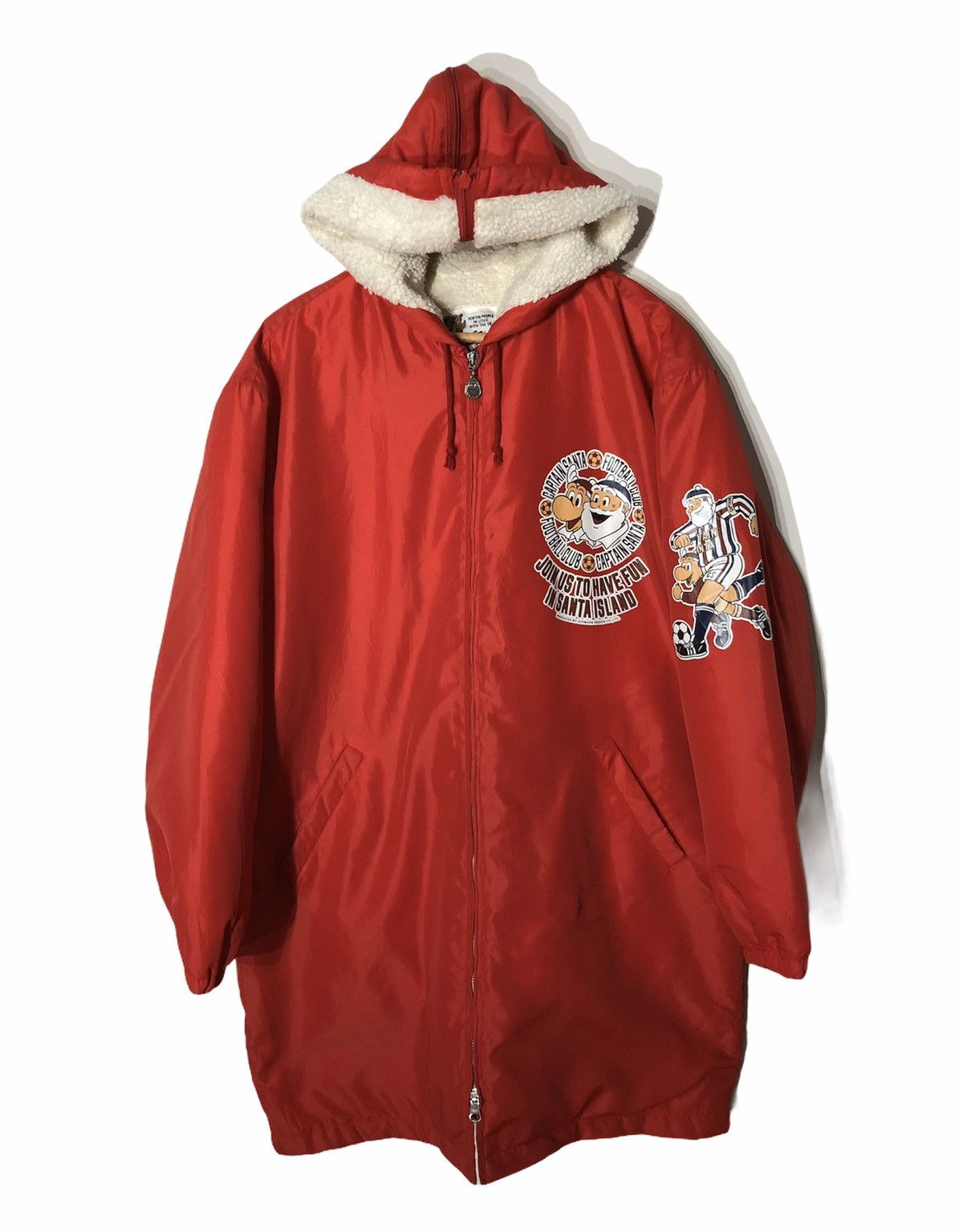 Japanese Brand 🔥CAPTAIN SANTA FOOTBALL CLUB SHREPA LINING LONG JACKET ...