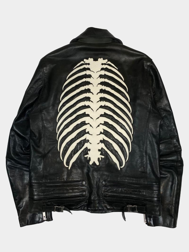 Undercover Undercover AW13 Anatomicouture Ribcage Leather Jacket | Grailed