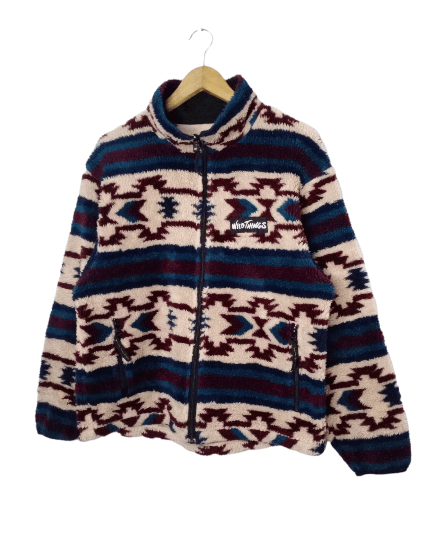 Navajo Wild Things Fleece Navajo Style Deep Pile Jacket | Grailed