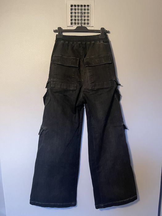 Rick Owens NEW SS23 DOUBLE CARGO BELA DENIM PANTS SIZE S | Grailed