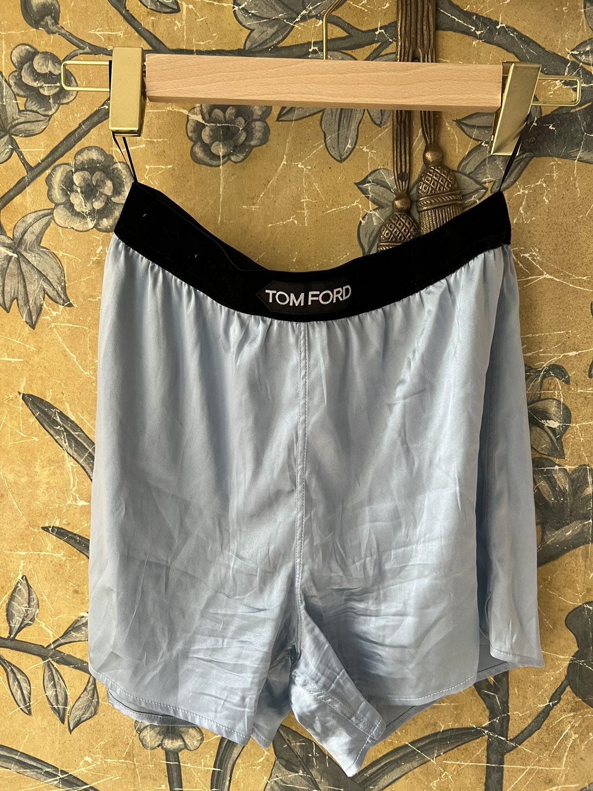 Tom Ford Baby Blue Silk Lounge Shirts | Grailed